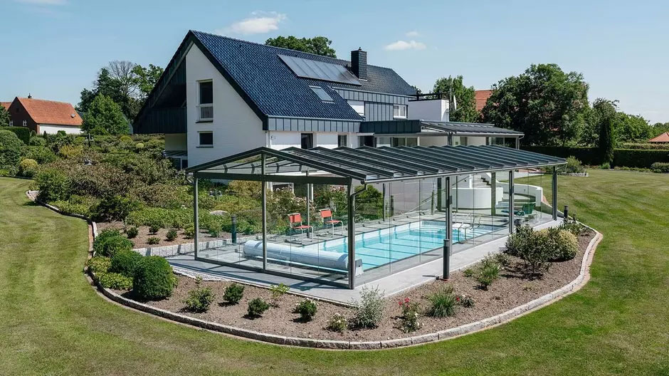 Стъклена конструкция с две приложения | dogrami.bg